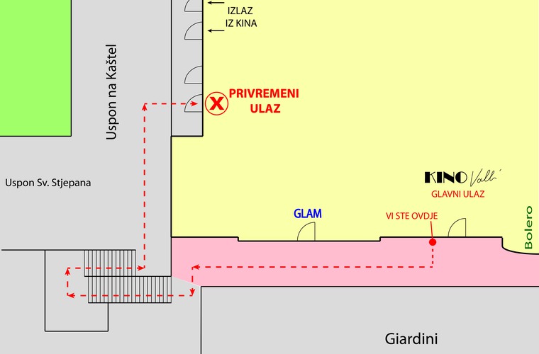 Radovi na održavanju Kina Valli | Grad Pula
