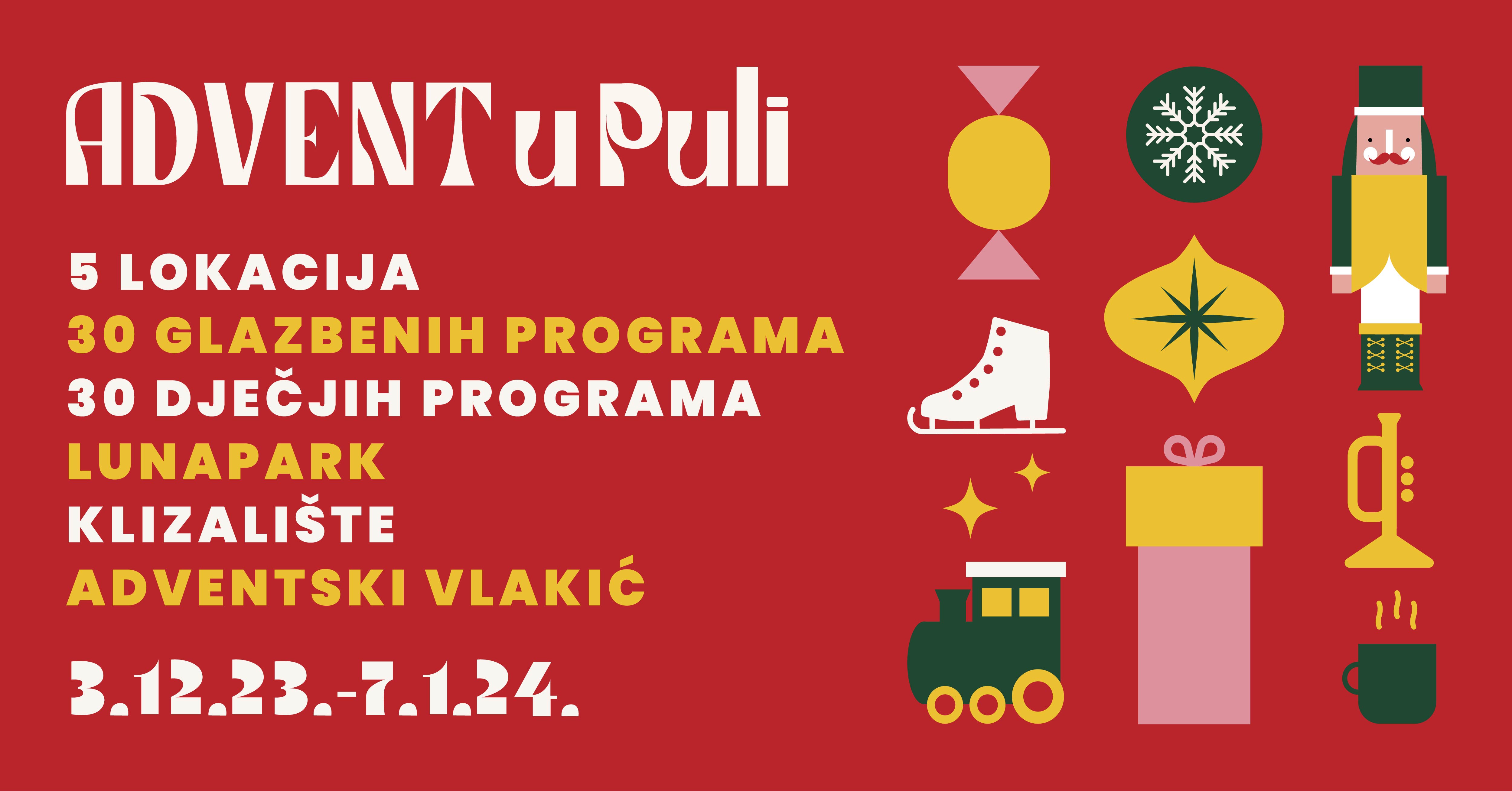 „Advent u Puli – L'Avvento a Pola” otvara se u nedjelju! | Grad Pula