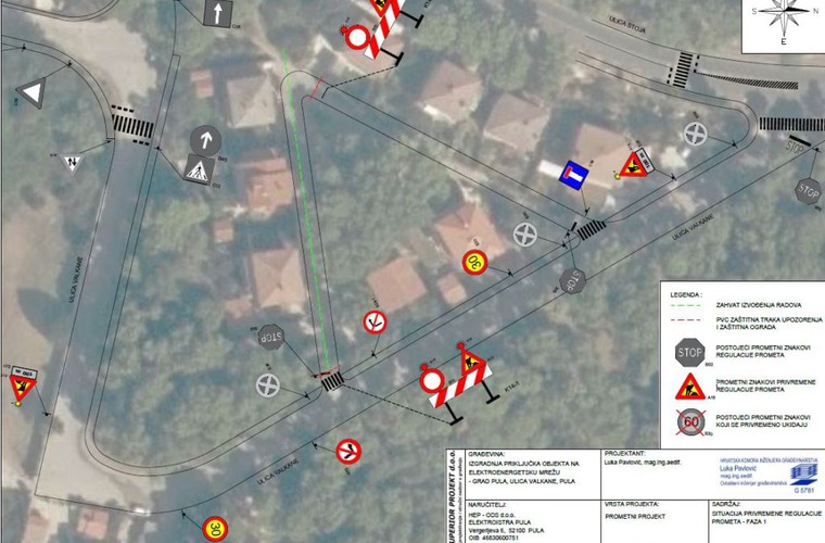 Privremena regulacija prometa u Ulici Valkane | Grad Pula