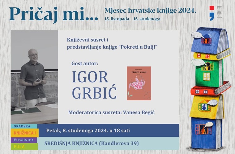 Predstavljanje nove knjige Igora Grbića u Gradskoj knjižnici i ...
