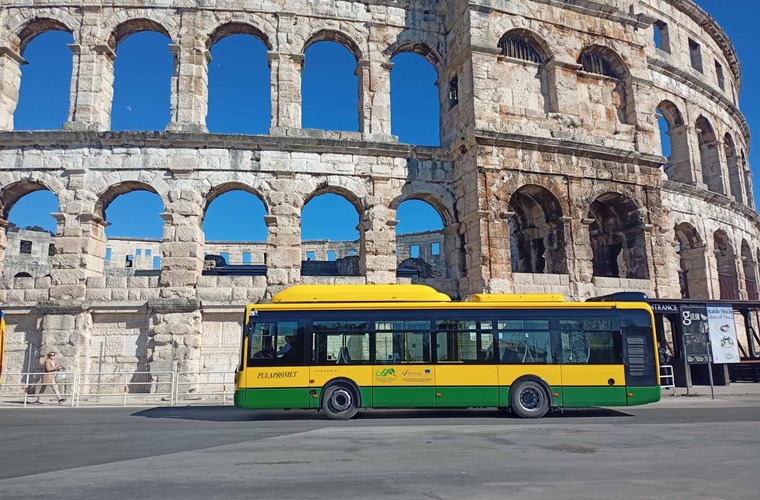 Autobusne linije 25b i 25c prometuju uobičajenom trasom | Grad Pula