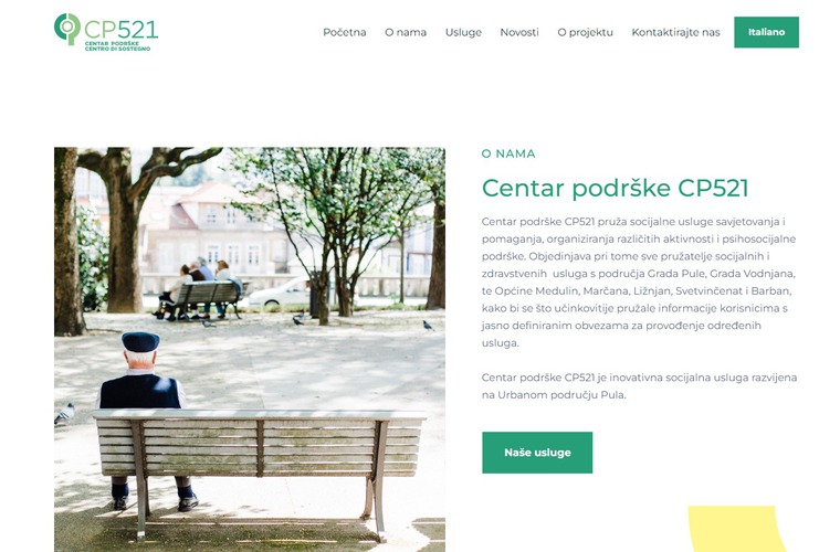 Na novoj web stranici Centra podrške CP521 do svih informacija na ...