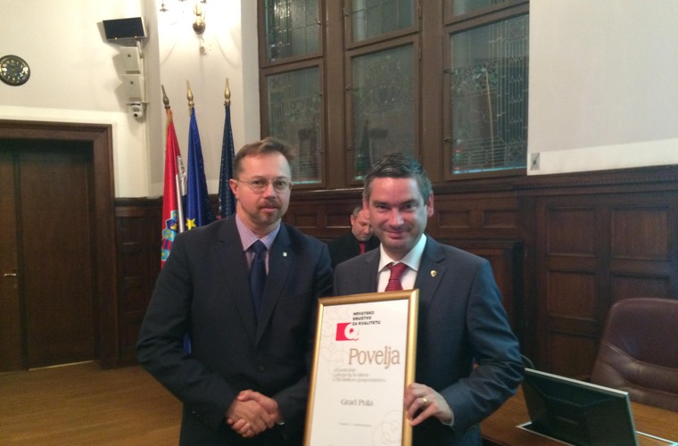 Grad Pula ovogodišnji dobitnik Povelje za kvalitetu | Grad Pula