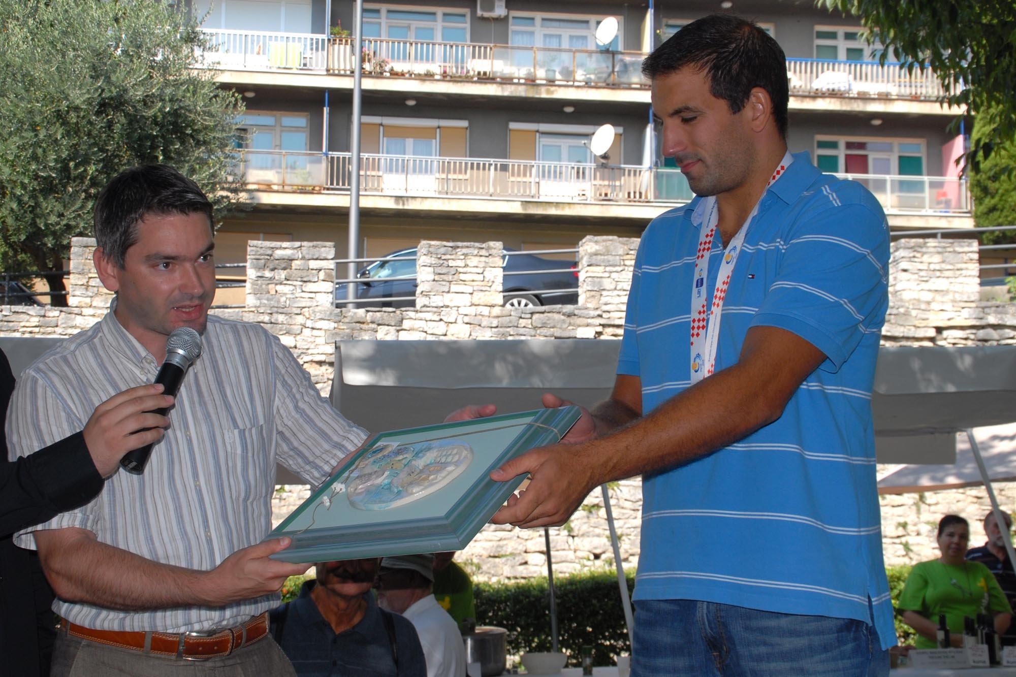 Na Giardinima održan prijem za vaterpolistu Damira Burića | Grad Pula