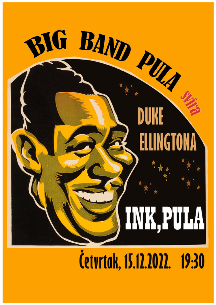 Big Band Pula svira Dukea Ellingtona u INK | Grad Pula