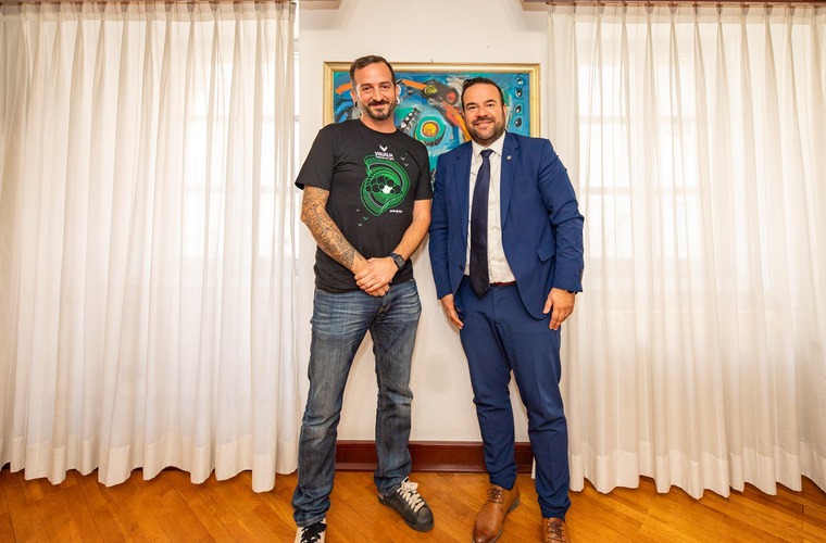 Marko Bolković idejni začetnik Festivala Visualia na prijemu kod ...