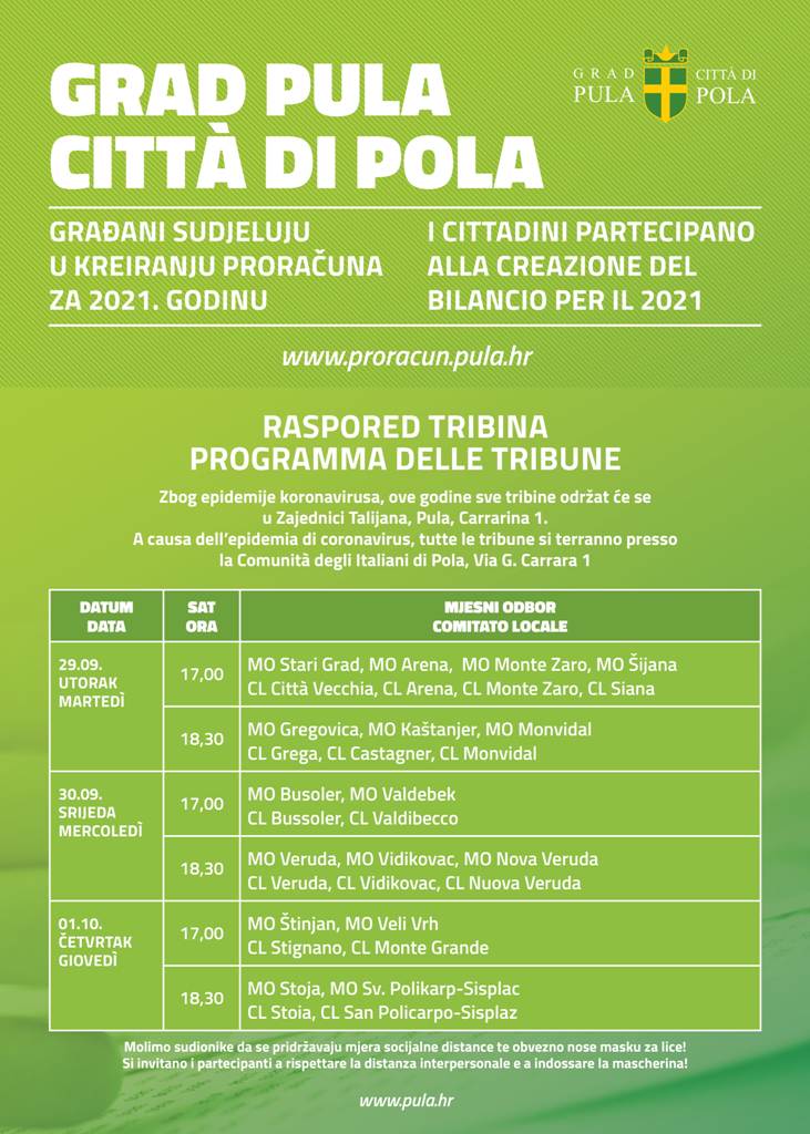 Javnim tribinama s građanima do kvalitetnijeg i transparentnijeg ...